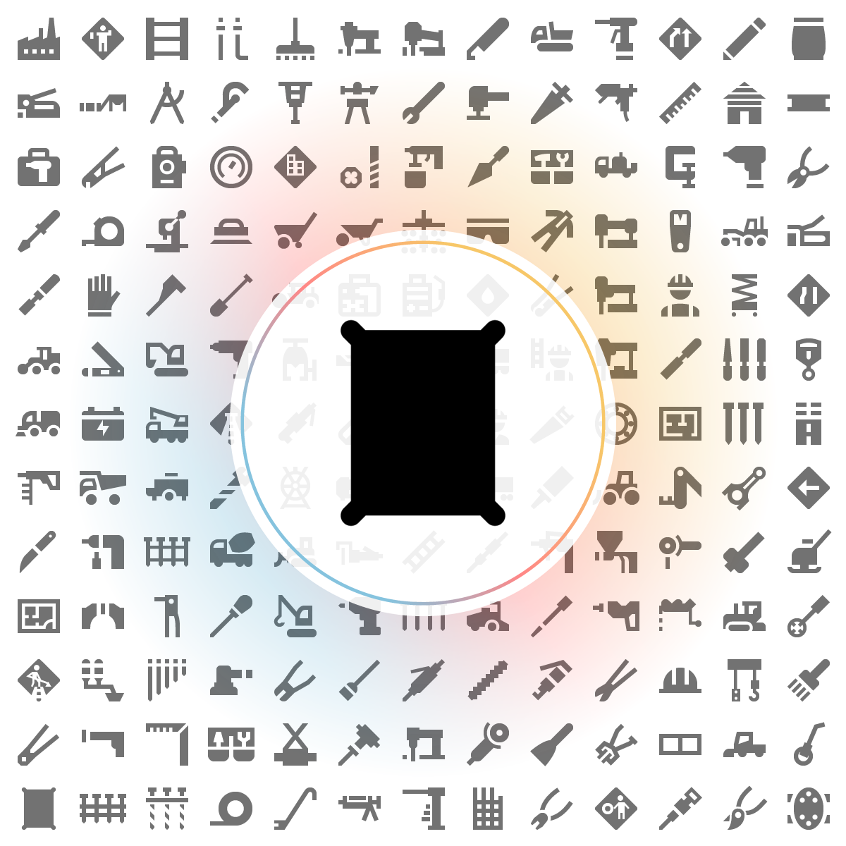 Sandbag Icon - Iconshock