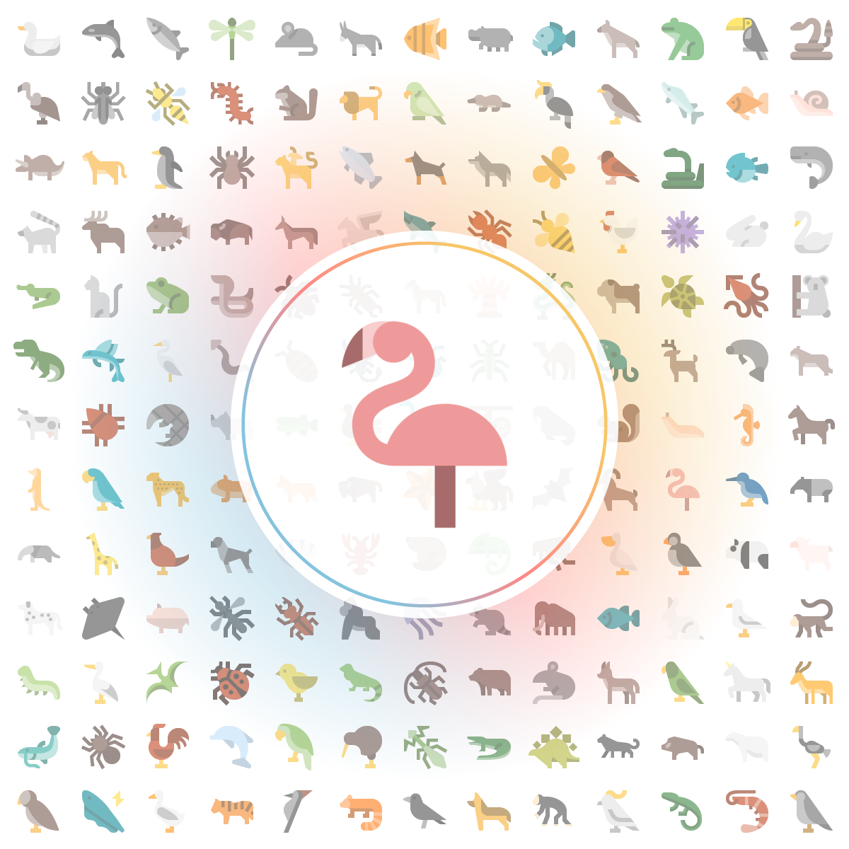 Flamingo Icon - Iconshock