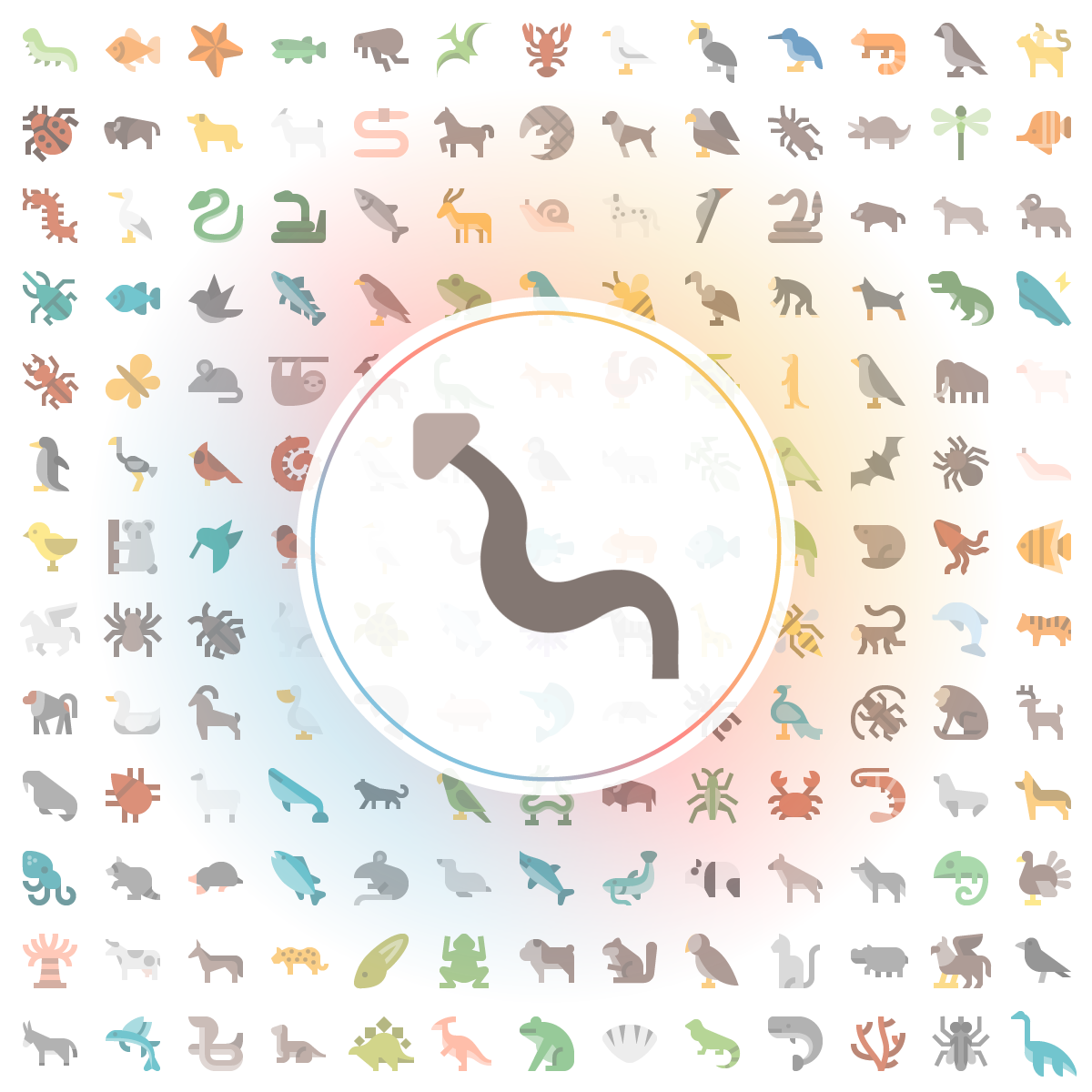 Flatworm Icon - Iconshock