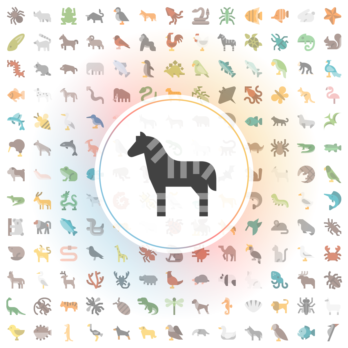 Zebra Icon - Iconshock