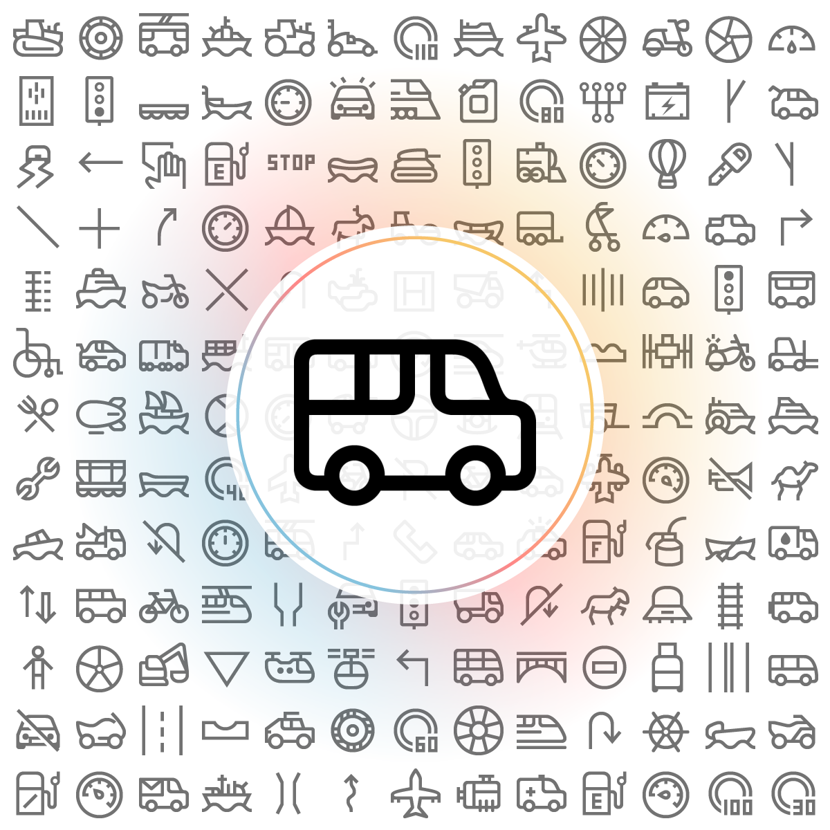 Van Icon - Iconshock