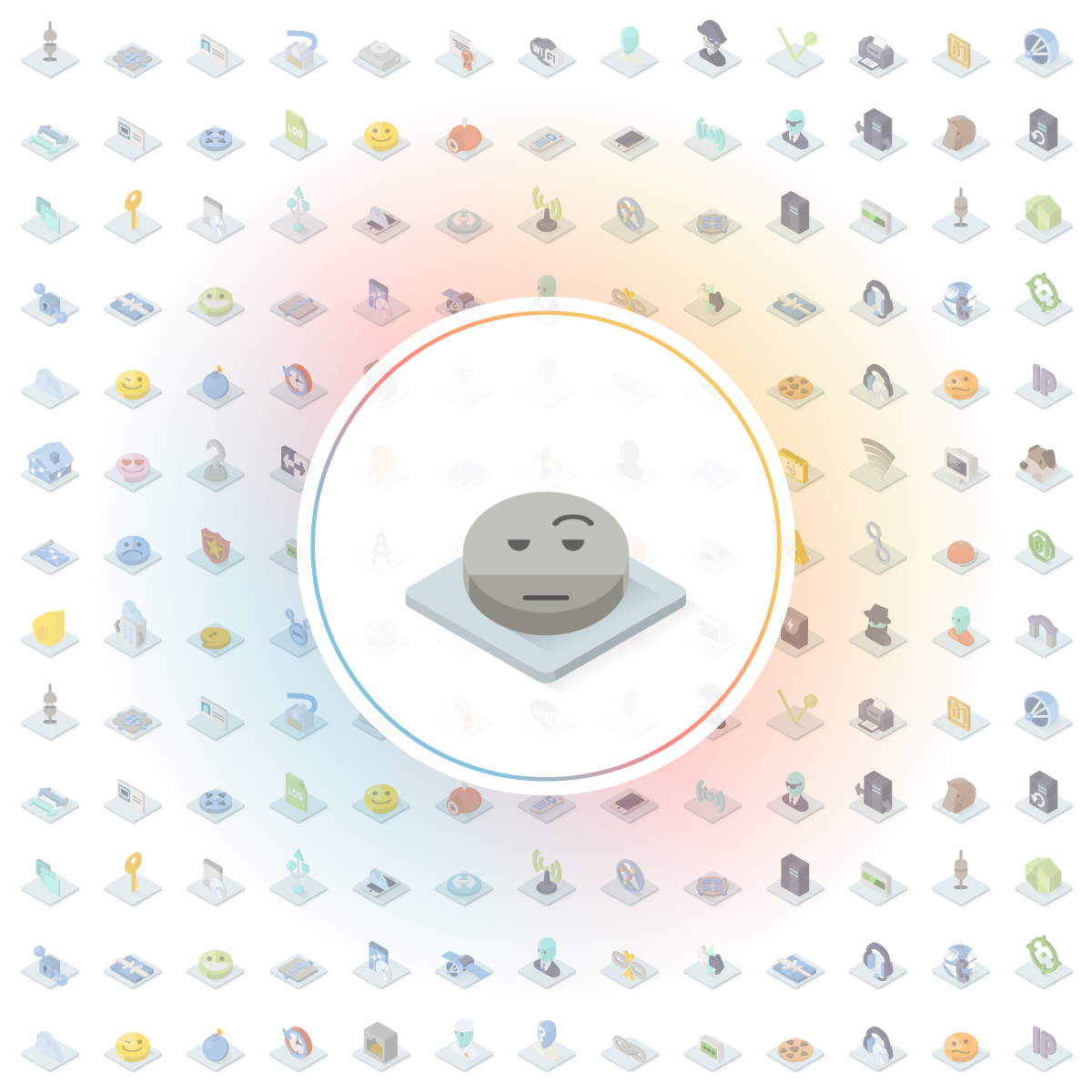 Emoji waiting Icon - Iconshock