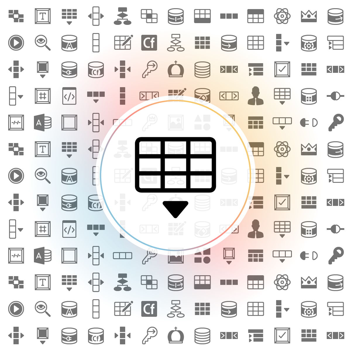 Insert table Icon - Iconshock