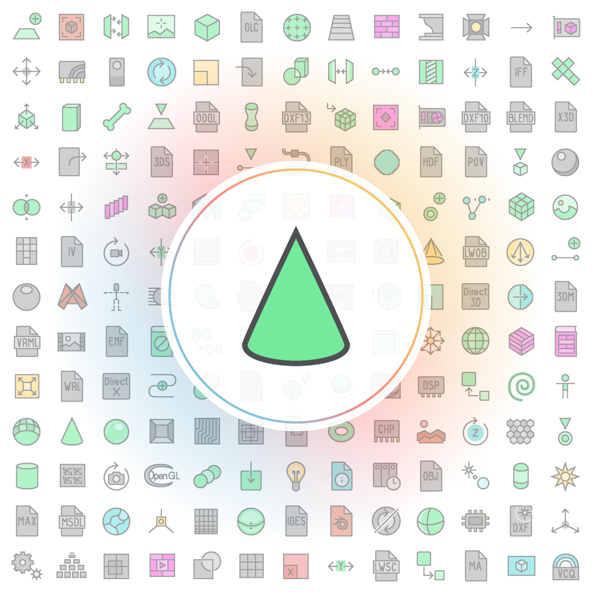 Cone Icon - Iconshock