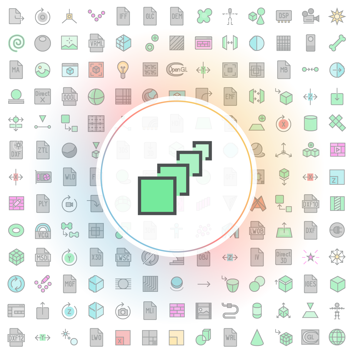 Diffusion2 Icon - Iconshock
