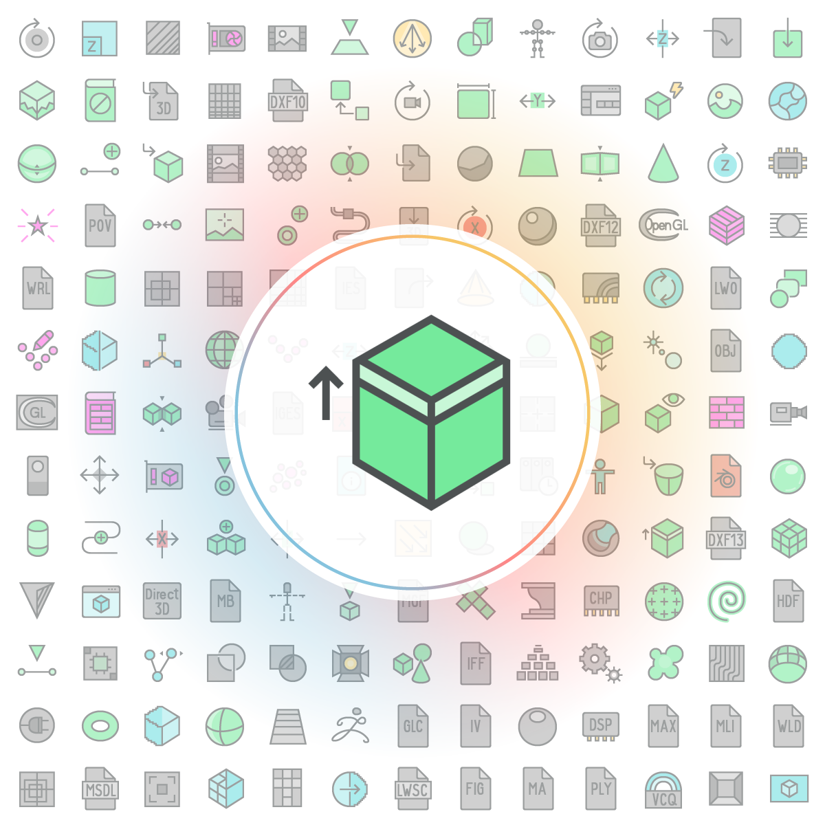 Extrusion Icon - Iconshock