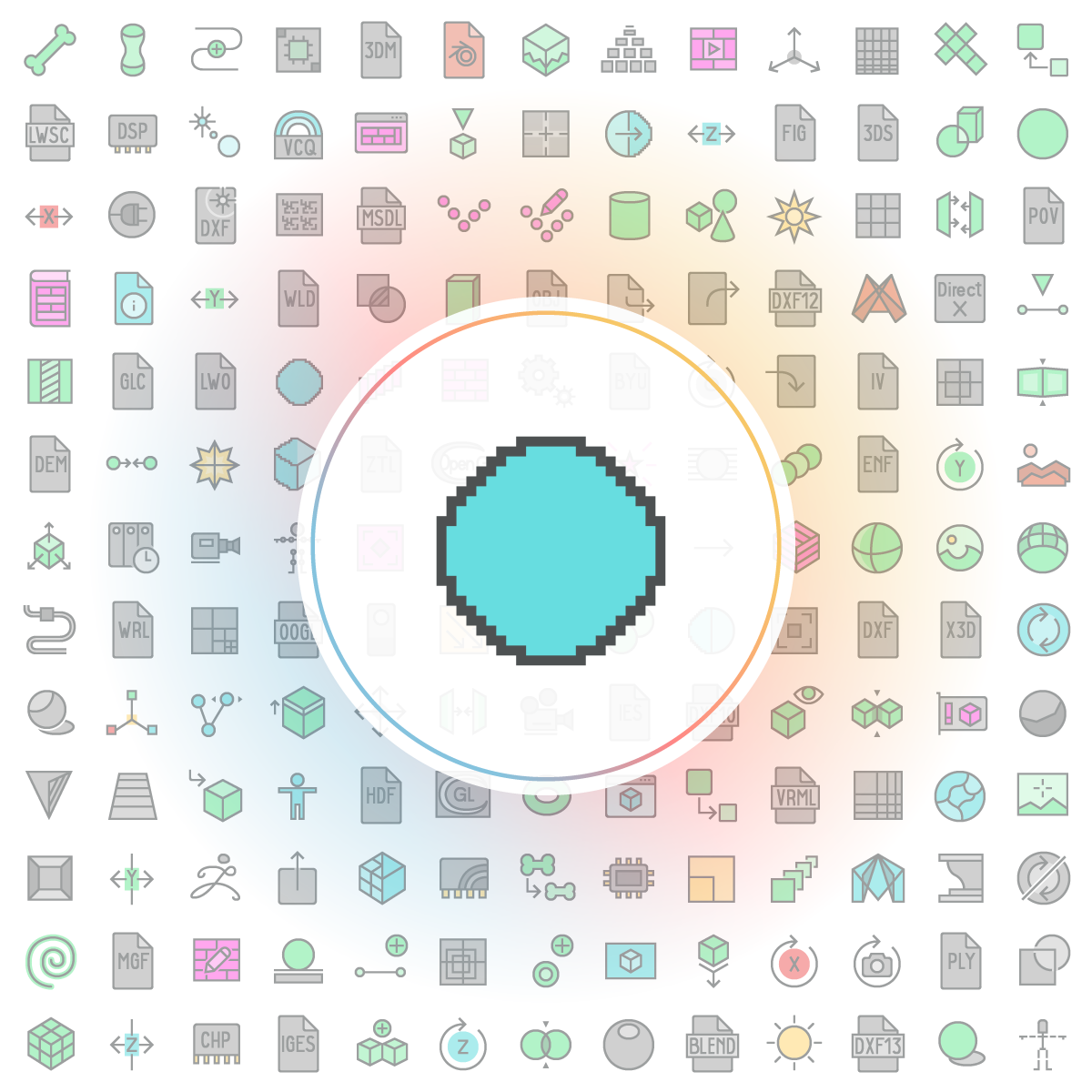 Jaggies Icon - Iconshock