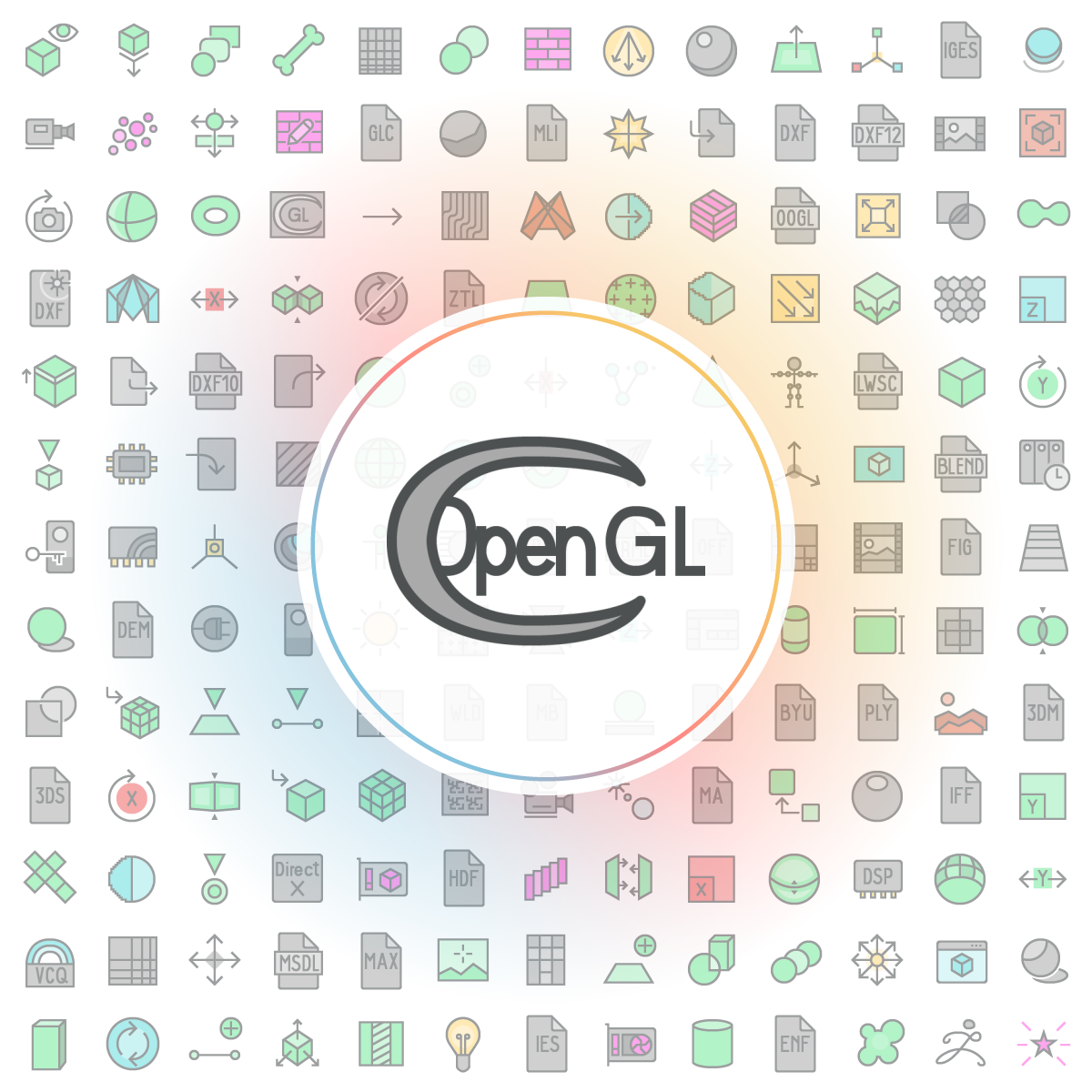 Opengl Icon - Iconshock