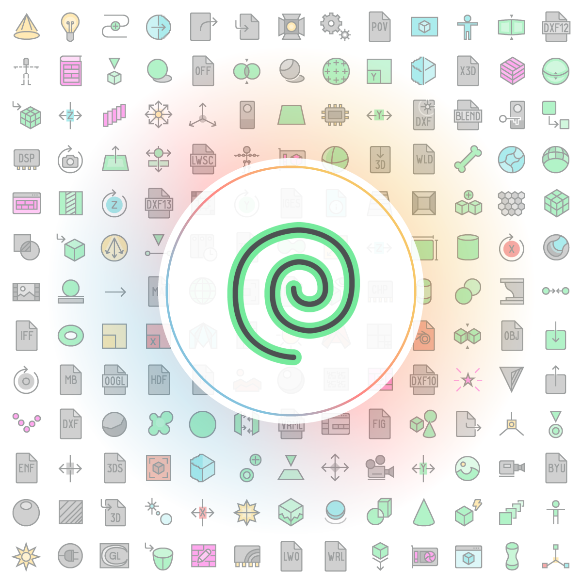 Spiral Icon - Iconshock