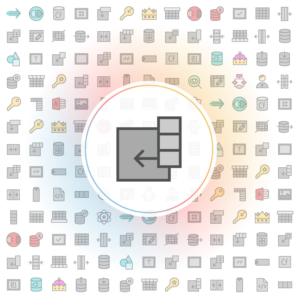 Insert column Icon - Iconshock