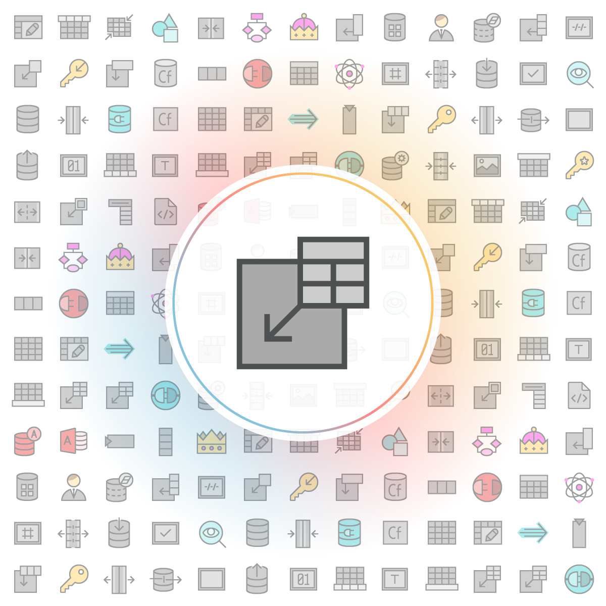 Insert table Icon - Iconshock
