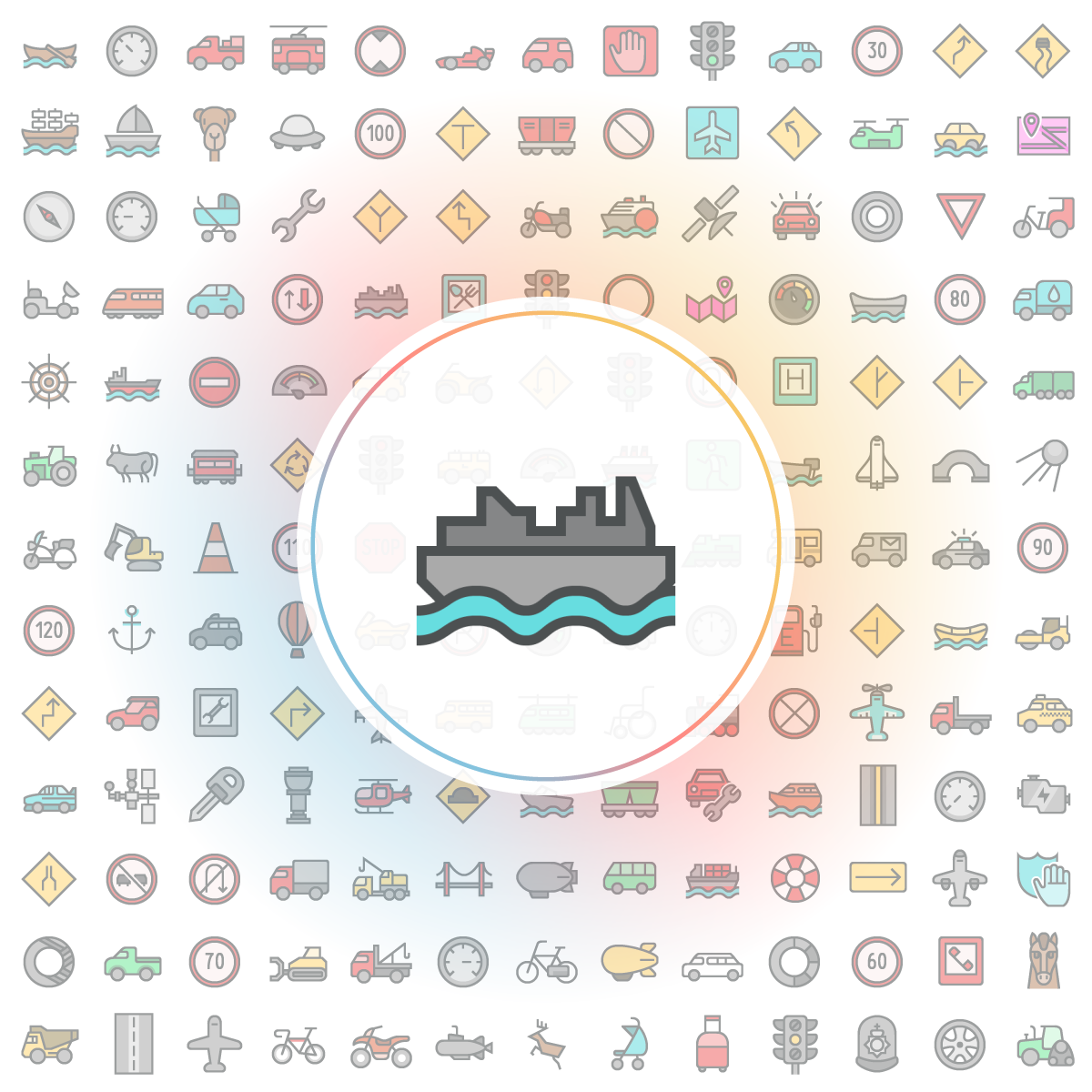 Battleship Icon - Iconshock