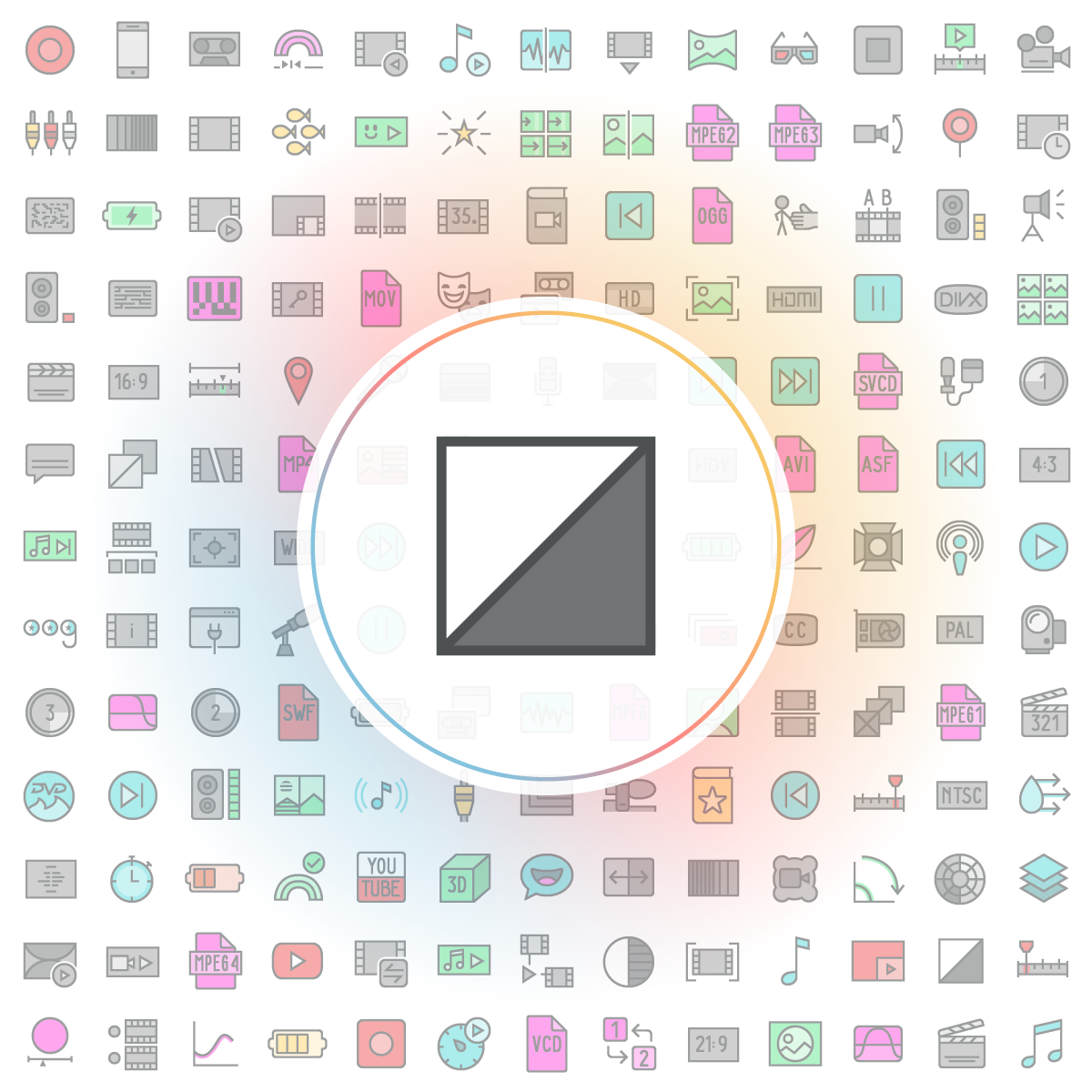 Contrast Icon - Iconshock