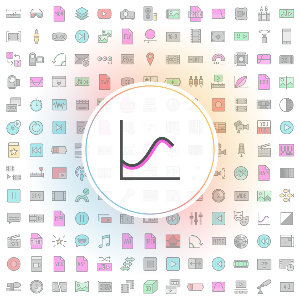 Curves Icon - Iconshock