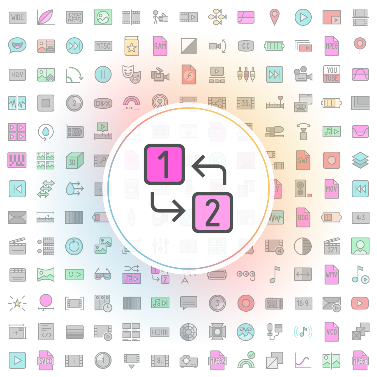 Transcode Icon - Iconshock