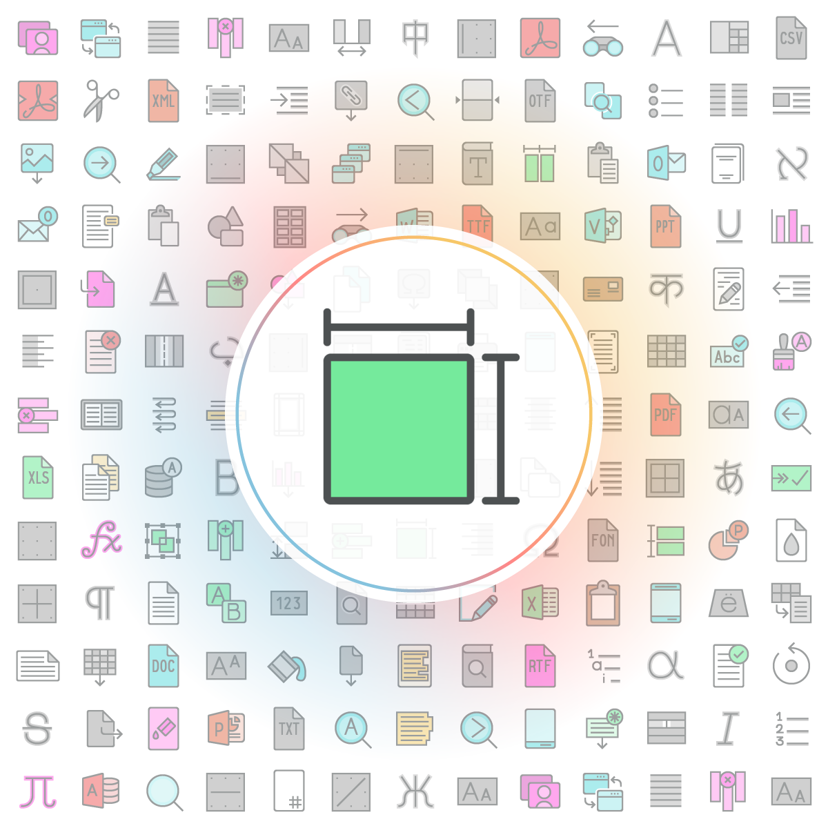 Dimensions Icon - Iconshock
