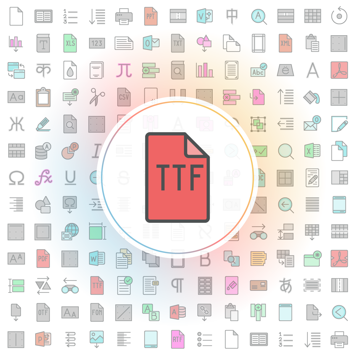 File format ttf Icon - Iconshock