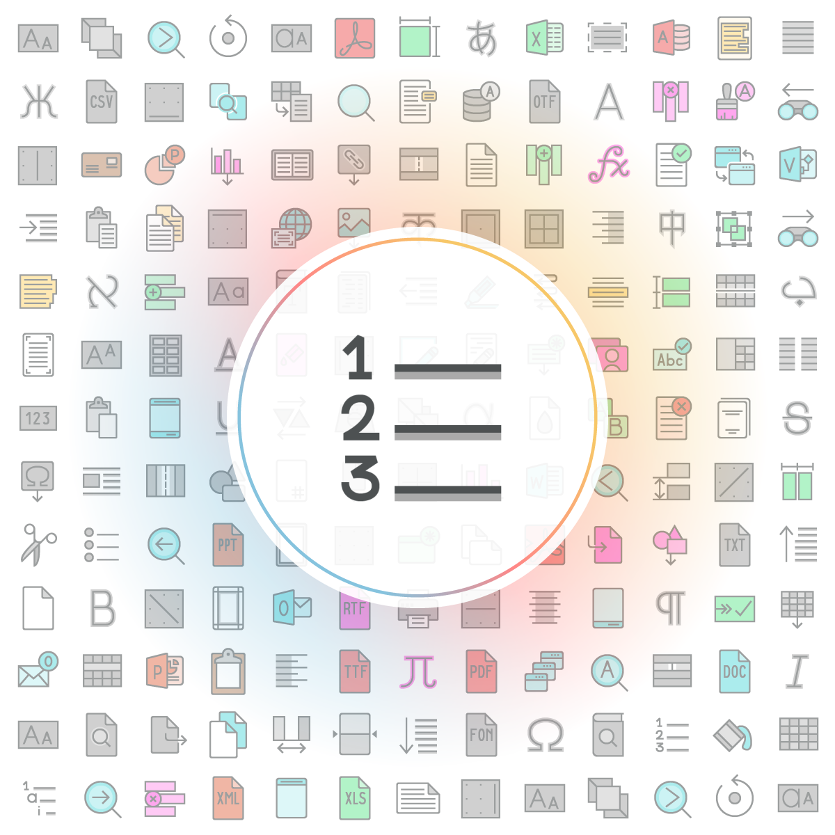 Numbering Icon - Iconshock