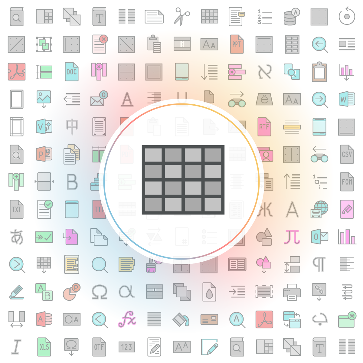 Table Icon - Iconshock
