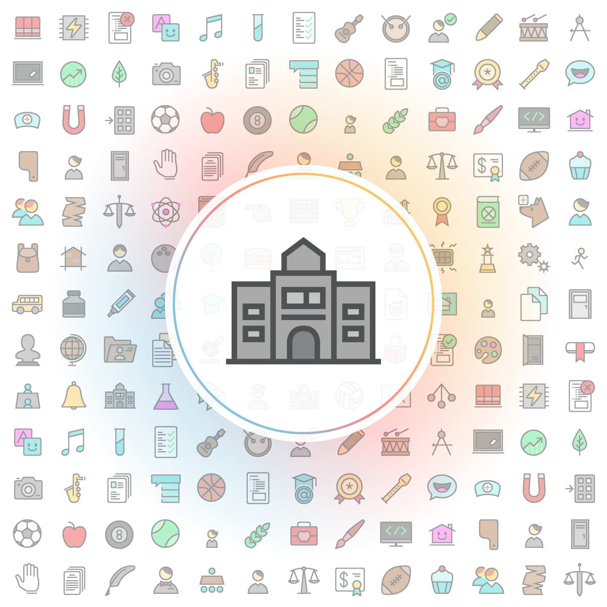 College Icon - Iconshock