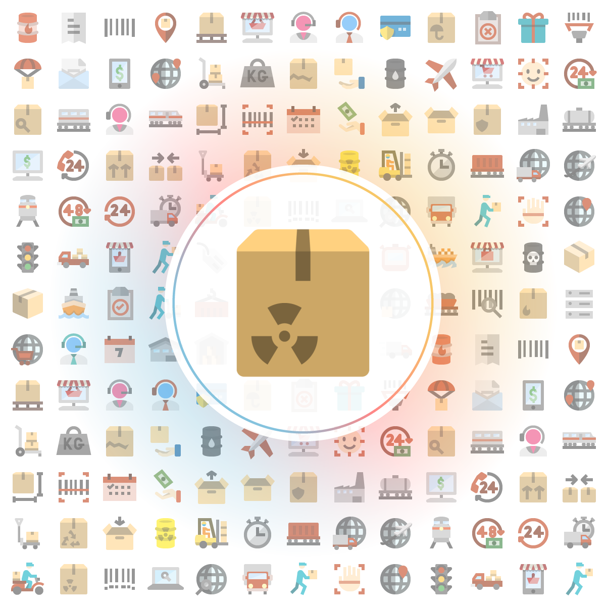 Dangerous goods Icon - Iconshock