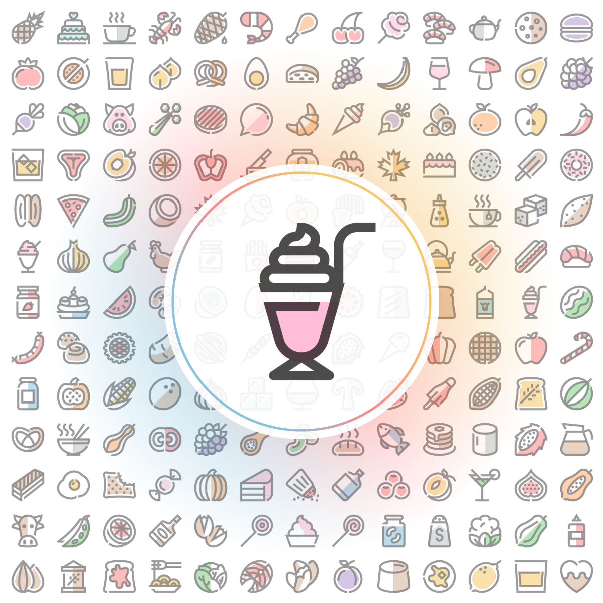 Milkshake Icon - Iconshock